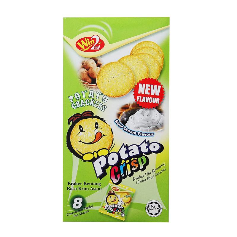 Win2 Potato Crisp, Sour Cream Flavour, 160G | Shopee Singapore