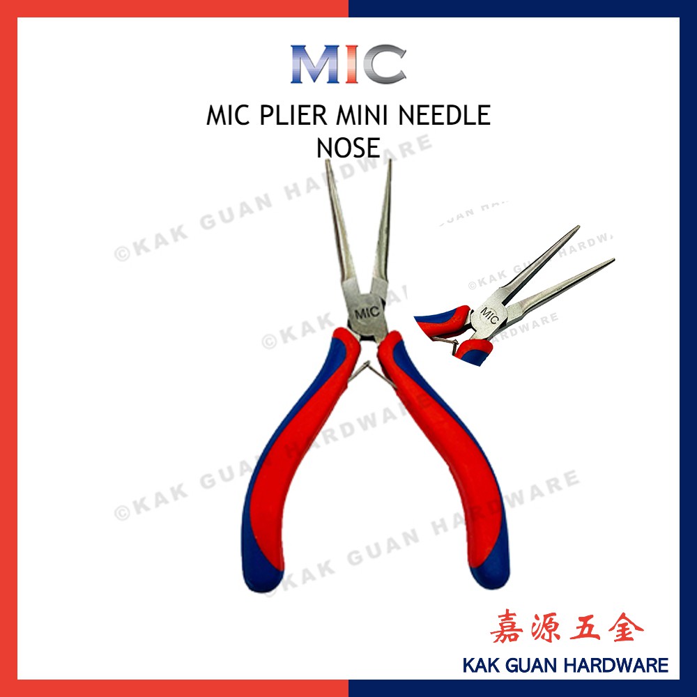 MIC PLIER MINI NEEDLE NOSE 5" (MIC-NNP) | Shopee Singapore