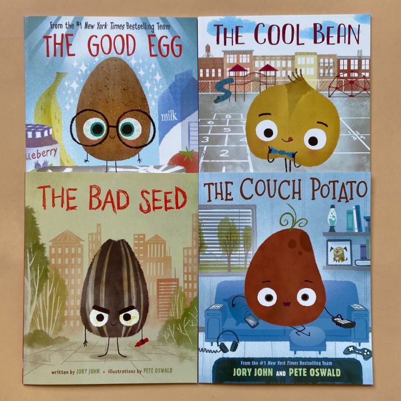 The Bad Seed good egg cool bean counch potato 4 books | Shopee Singapore