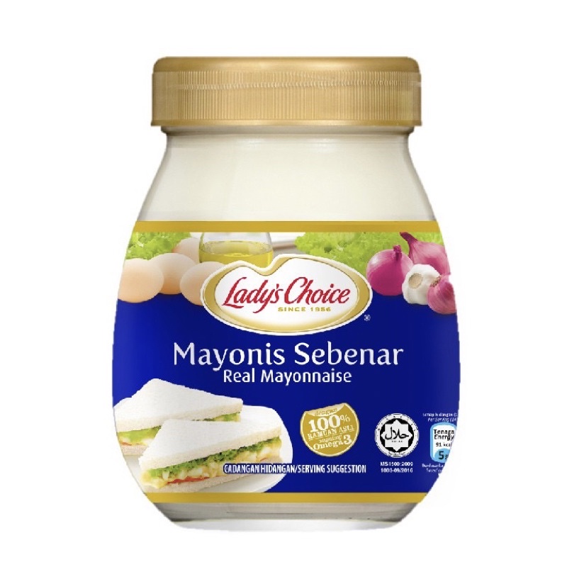 Lady's Choice Real Mayonnaise ( Mayonis Sebenar) 470ml | Shopee Singapore