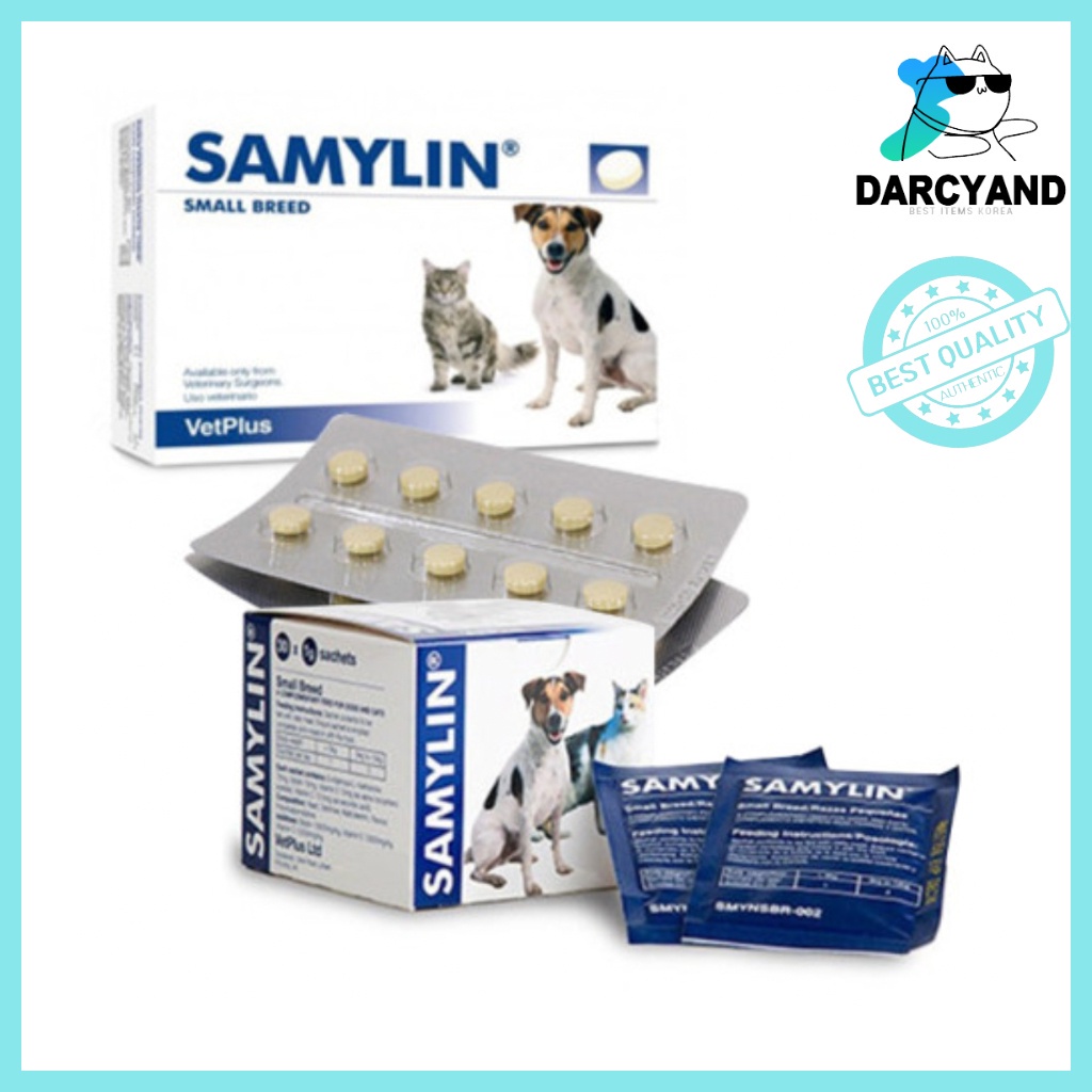VetPlus Samylin 30 Tablets / Packs Dog Cat Pet Antioxidant Liver Function Immunity Health ...
