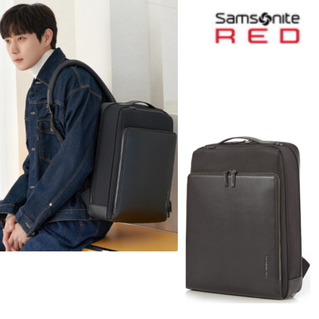 [Samsonite RED] WAYBURN backpack men trend Korean business casual ...
