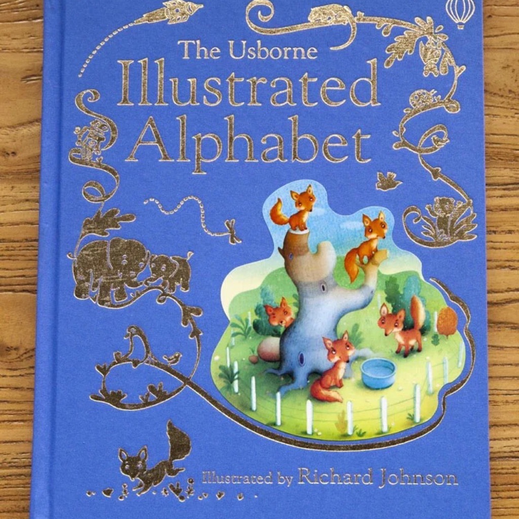 Usborne Illustrated alphabet | Shopee Singapore