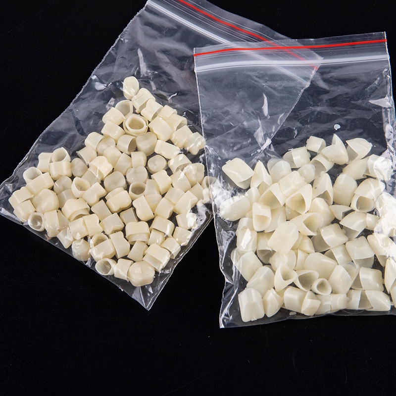 About 60pc Resin Dental Crown Material Temporary Teeth Crown Realistic ...