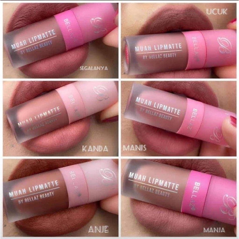 💯 Original Muah Bellaz Lipmatte 5.0 / Lipmatte Muabellaz | Shopee Singapore
