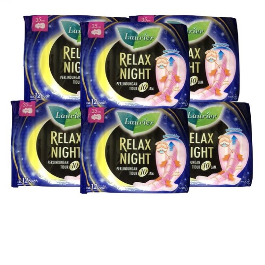 [Bundle of 4/6] Laurier Relax Night 35cm | Shopee Singapore
