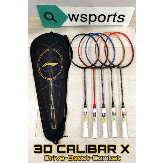 Calibar X Drive Boost Combat 3D Badminton Lining Racket | Shopee Singapore