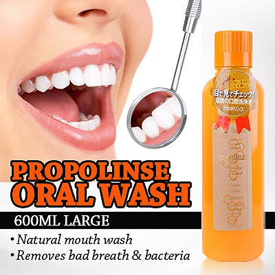 Hot selling Japan Propolinse Pro mouthwash Standard 600ml | Shopee ...