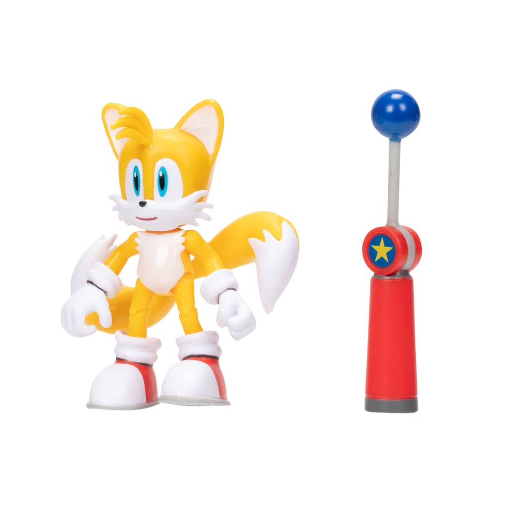 Sonic The Hedgehog Tails (Modern) 4-inch with Checkpoint Accessory ...
