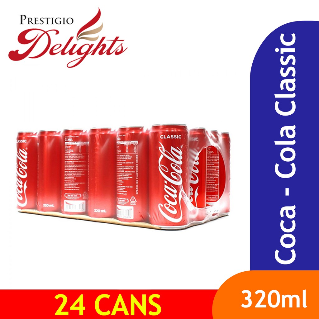 Coke Coca Cola Classic 320ml x 24 Cans Carton Sales | Shopee Singapore