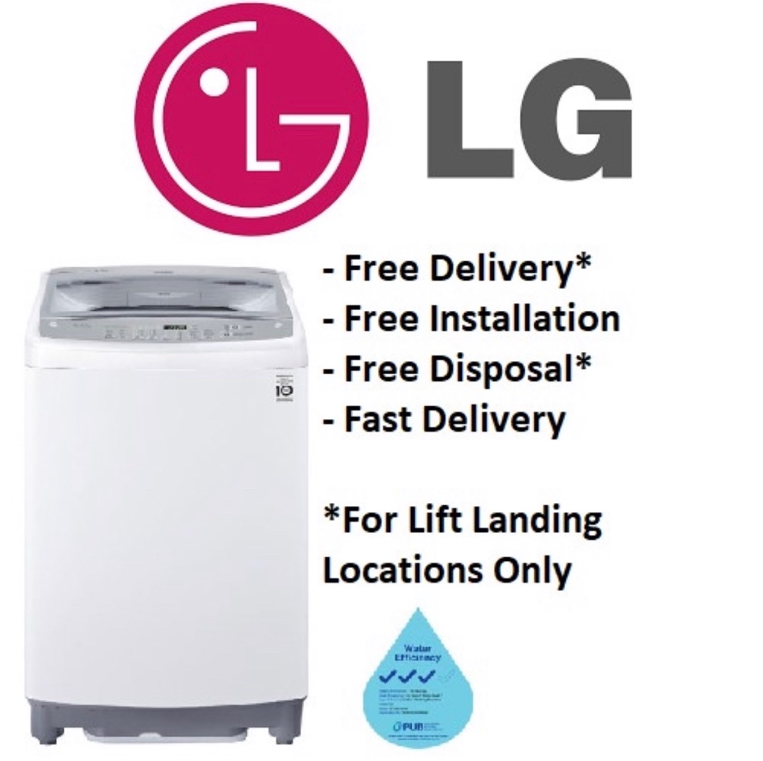 LG T2108VSAW 8KG WHITE TOP LOAD SMART INVERTER WASHING MACHINE | Shopee ...