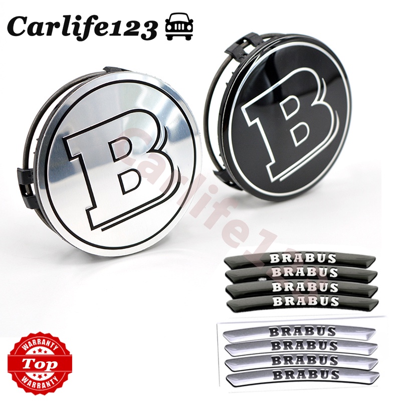 4pcs Mercedes-benz BRABUS Wheel Rim Hub Cap Tire Center Cover ...