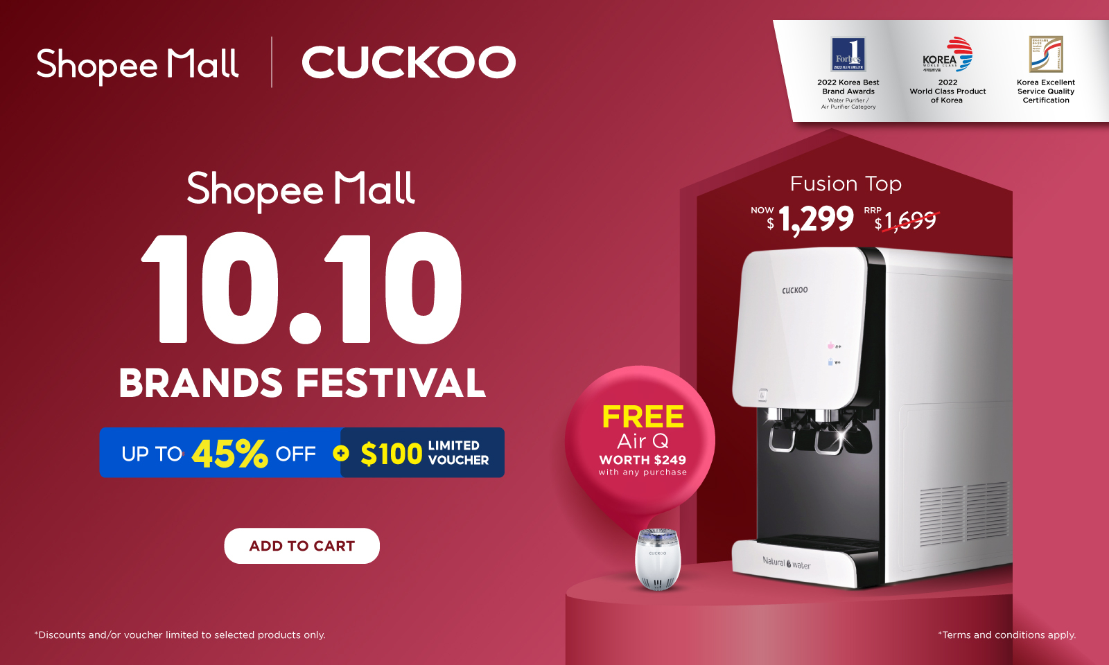 CUCKOO SINGAPORE Official Store, Online Shop Nov 2022 | Shopee Singapore
