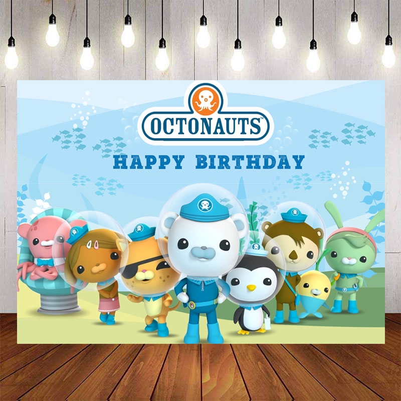 Octonauts Backdrops Cartoon For Children Birthday Party Photography ...