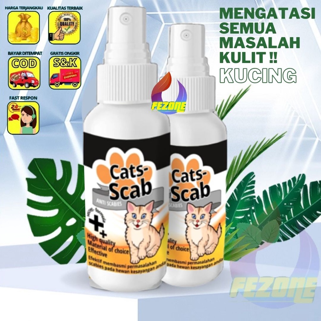 Scab Cats Anti Fungus Medicine Infection Skin Scabies Cats Effective Licking Cats Fezone