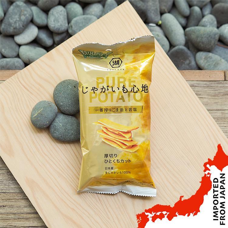 Koikeya Pure Potato Slim Pack Thick Cut Sesame Oil and Rock Salt - 35g ...