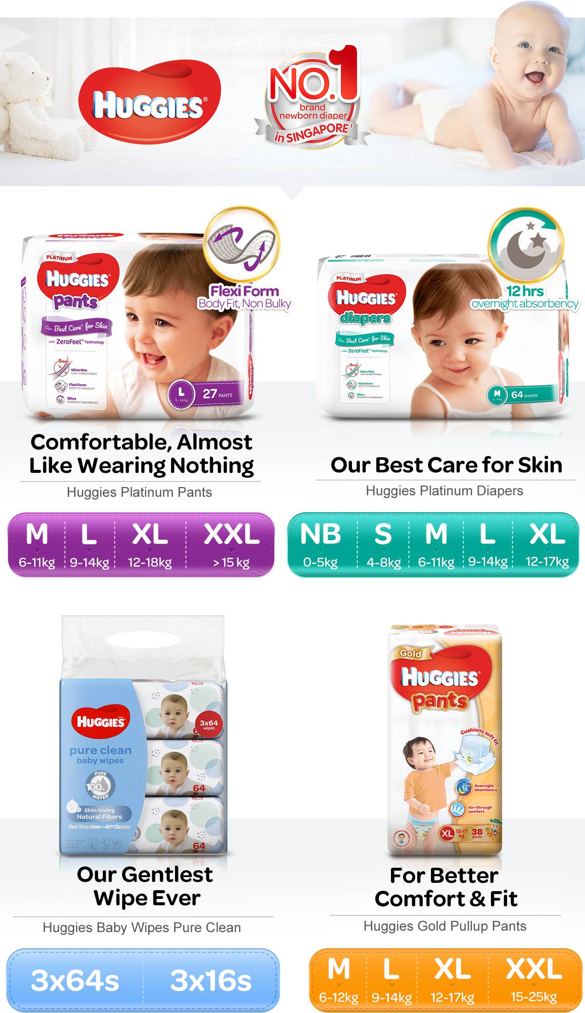 Huggies Official Store, Online Shop | Shopee Singapore