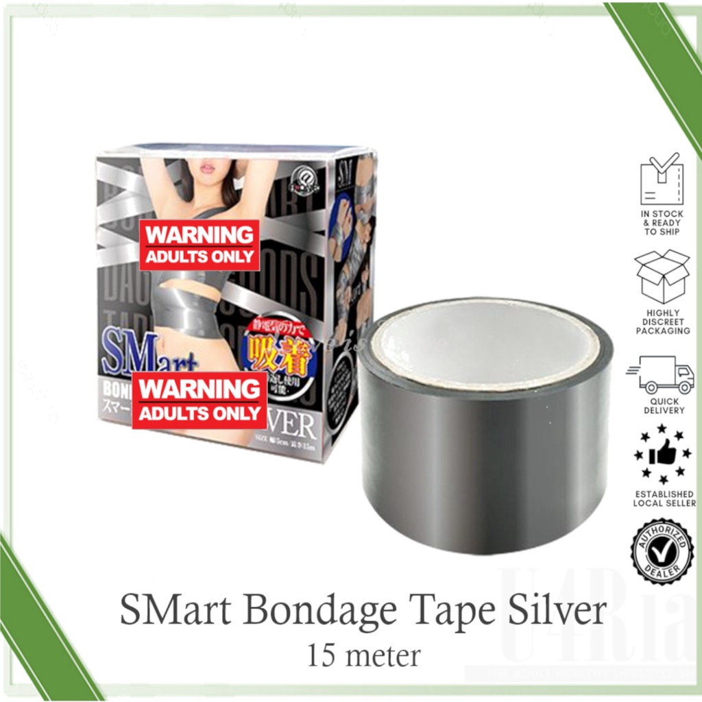 Japan A-One SMart Bondage Tape Silver 15 M (Good Quality Tape) | Shopee ...