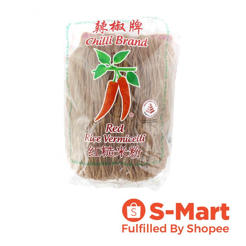 Chilli Brand Red Rice Vermicelli Bee Hoon, 400g (Pack of 2) | Shopee ...
