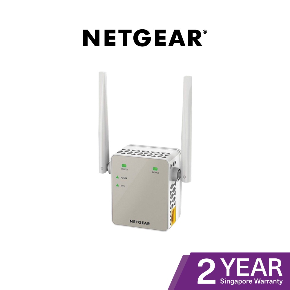 NETGEAR AC1200 Dual-Band WiFi Range Extender - EX6120 | Shopee Singapore