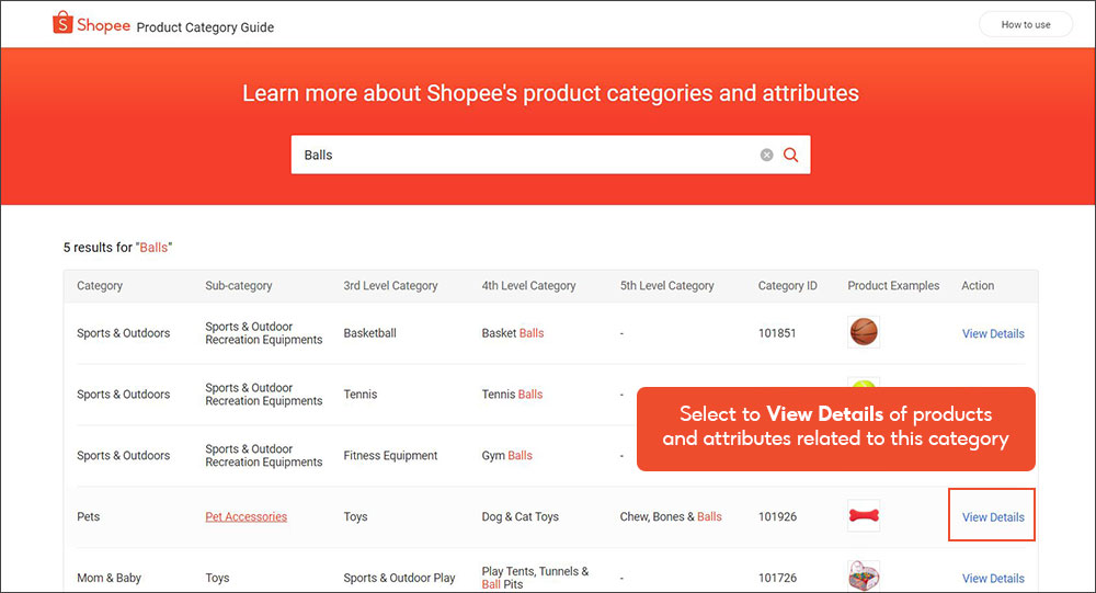 Using the Product Category Guide | Shopee MY Seller Education Hub
