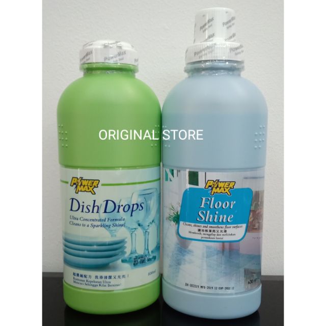 Cosway Powermax Cleaner (Dish Drops+Floor Shine)-600ml (Exp:2025 ...