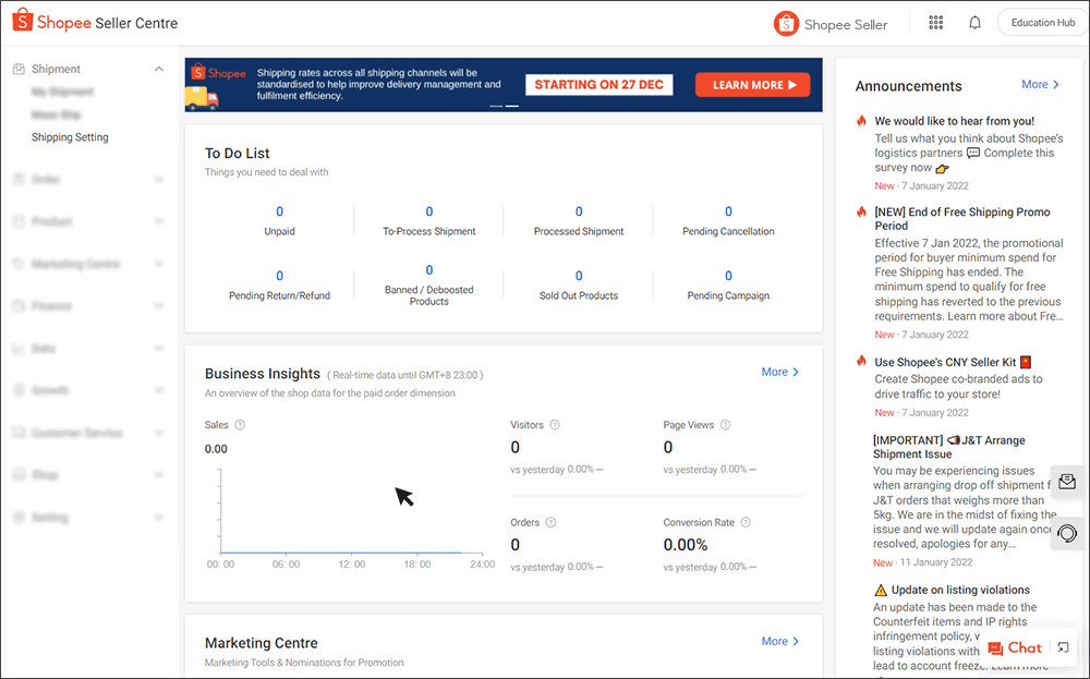 Setting shipping channels | SG Seller Education [Shopee]