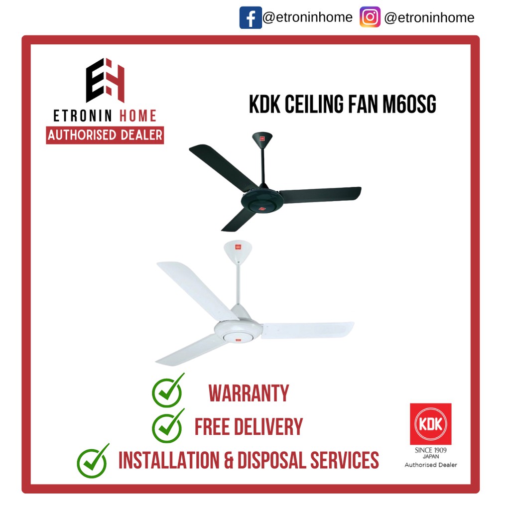 KDK Ceiling Fan M60SG | Shopee Singapore