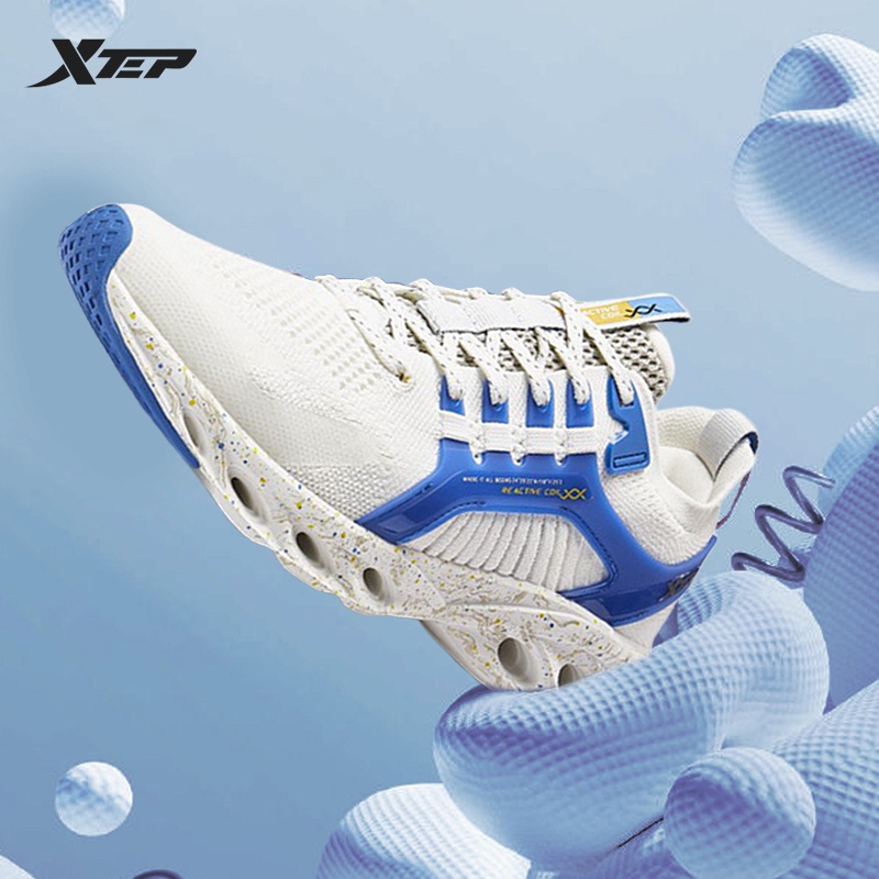 Xtep REACTIVE COIL Men Running Shoes Shock absorption Sneakers Mesh for ...