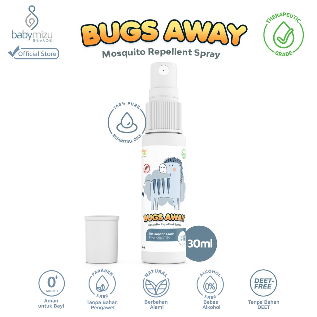Child Anti Mosquito Liquid / Child Insect Spray - Bugs Away Spray 30ml ...