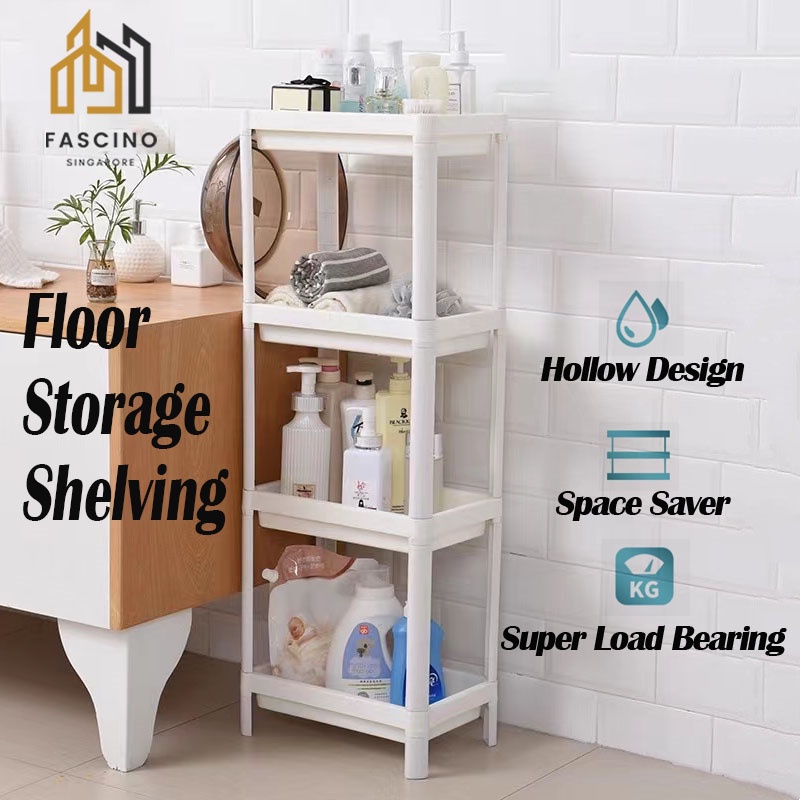 【SG】Nordic Style Bathroom Shelves Shower Shelf Toiletries Shampoo Rack ...