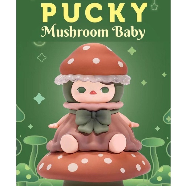 [Ready Stock]Pop Mart Pucky Mushroom Baby Figure | Shopee Singapore