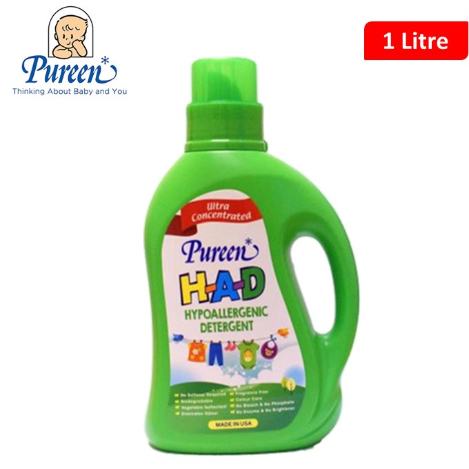 Pureen Hypo-Allergenic Liquid Detergent (H-A-D) 1000ml | Shopee Singapore