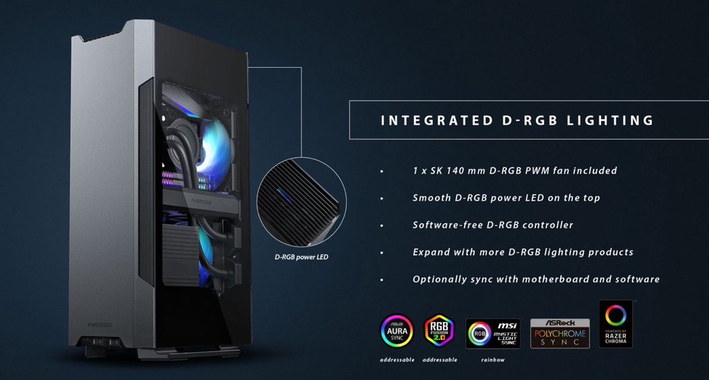 Phanteks Evolv Shift 2 ITX case Black/Grey (1 YEAR WARRANTY BY CORBELL ...