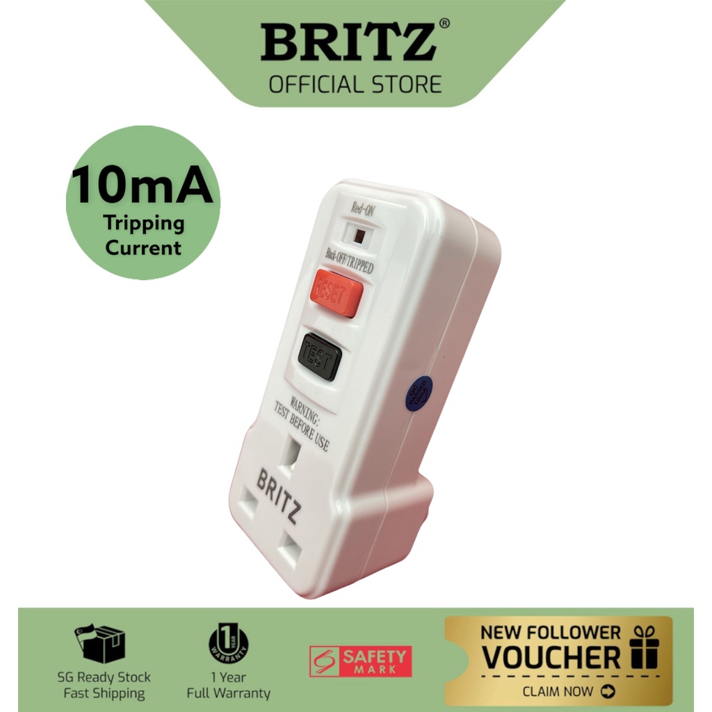 BRITZ RCD (ELCB) ADAPTOR (RCD-08) [SHIP OUT IN 1-2 WORKING DAY ...
