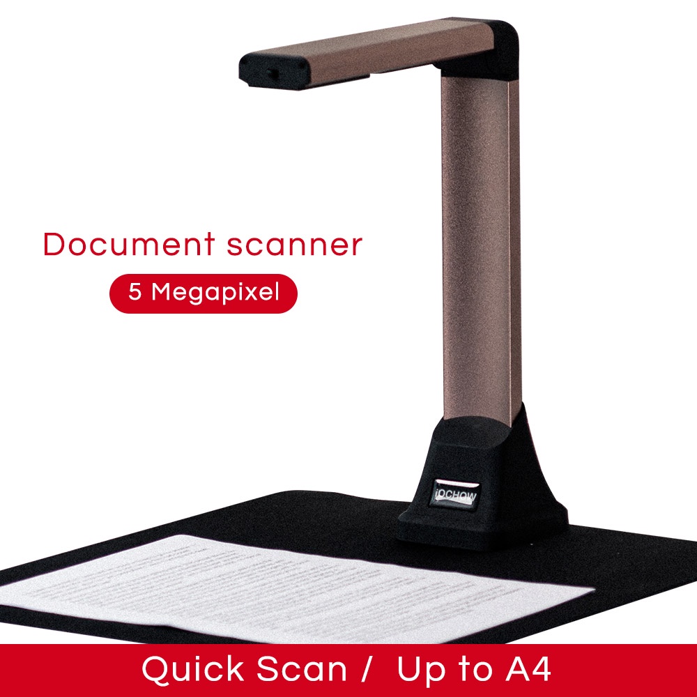 iOCHOW S500 Remote Teaching A4 Visualizer with OCR Document Camera Portable Scanner | Shopee ...