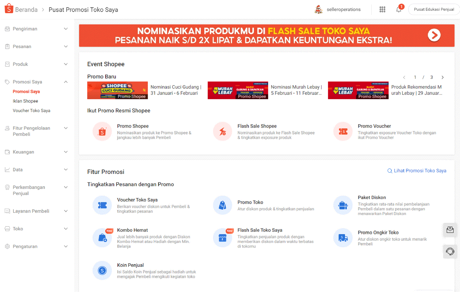 Halaman Promosi Saya | Pusat Edukasi Penjual Shopee Indonesia