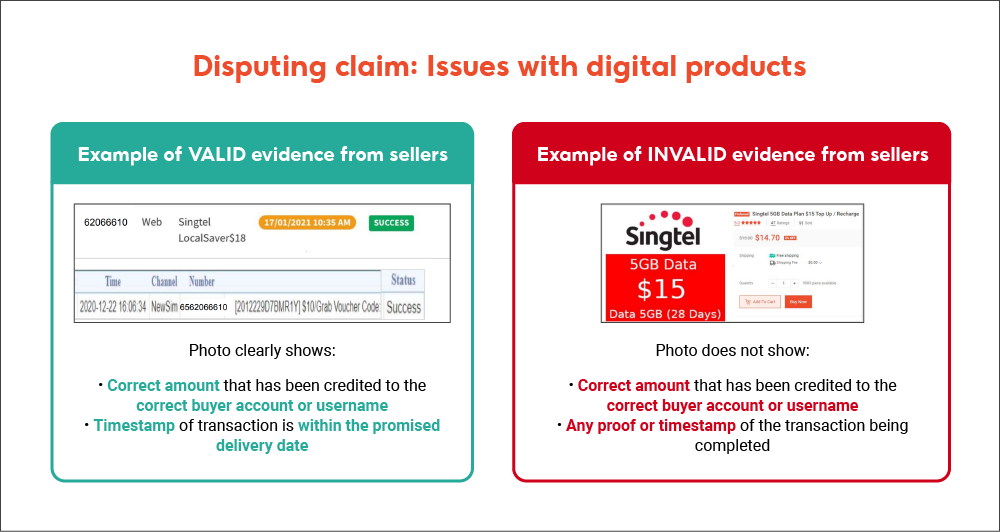 What is valid evidence? | SG Seller Education [Shopee]