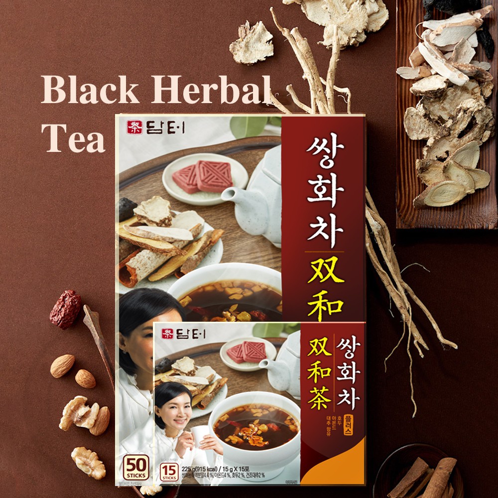 Damtuh Black Herbal Tea / 15 sticks (225g) / 50 sticks (750g) | Shopee ...