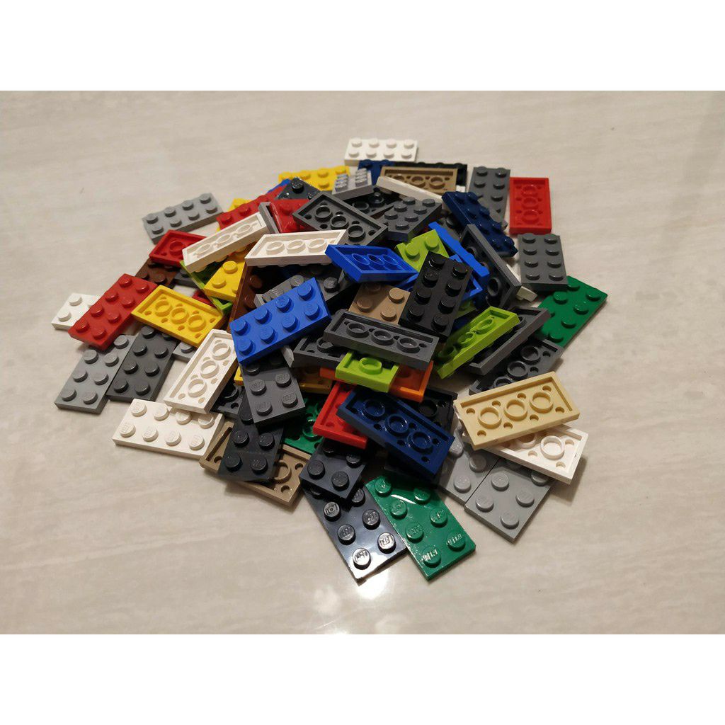 Lego 3020 2x4 Plates 100 Pieces Random Pick (Used) | Shopee Singapore