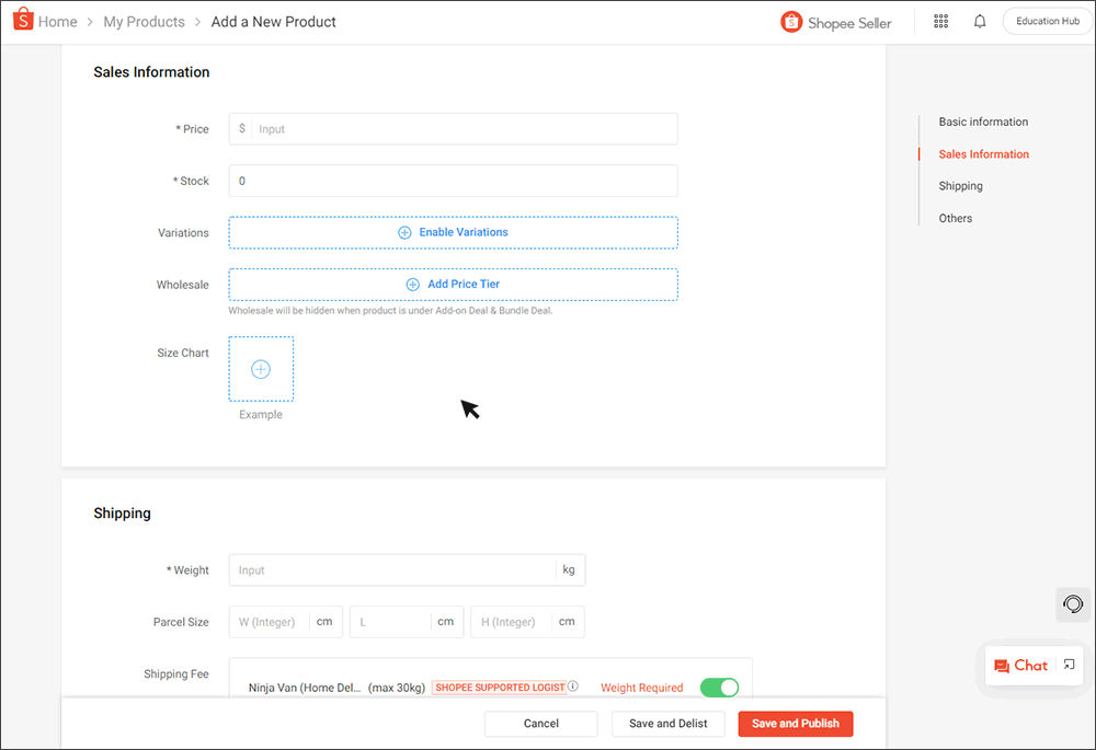 Listing a product on Seller Centre | Shopee PH Seller Education Hub