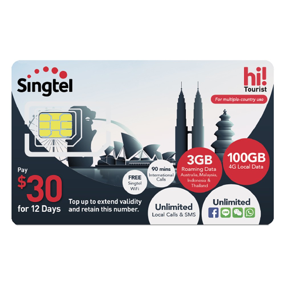 Singtel Tourist Sim Card is rated the best in 02/2025 - BeeCost