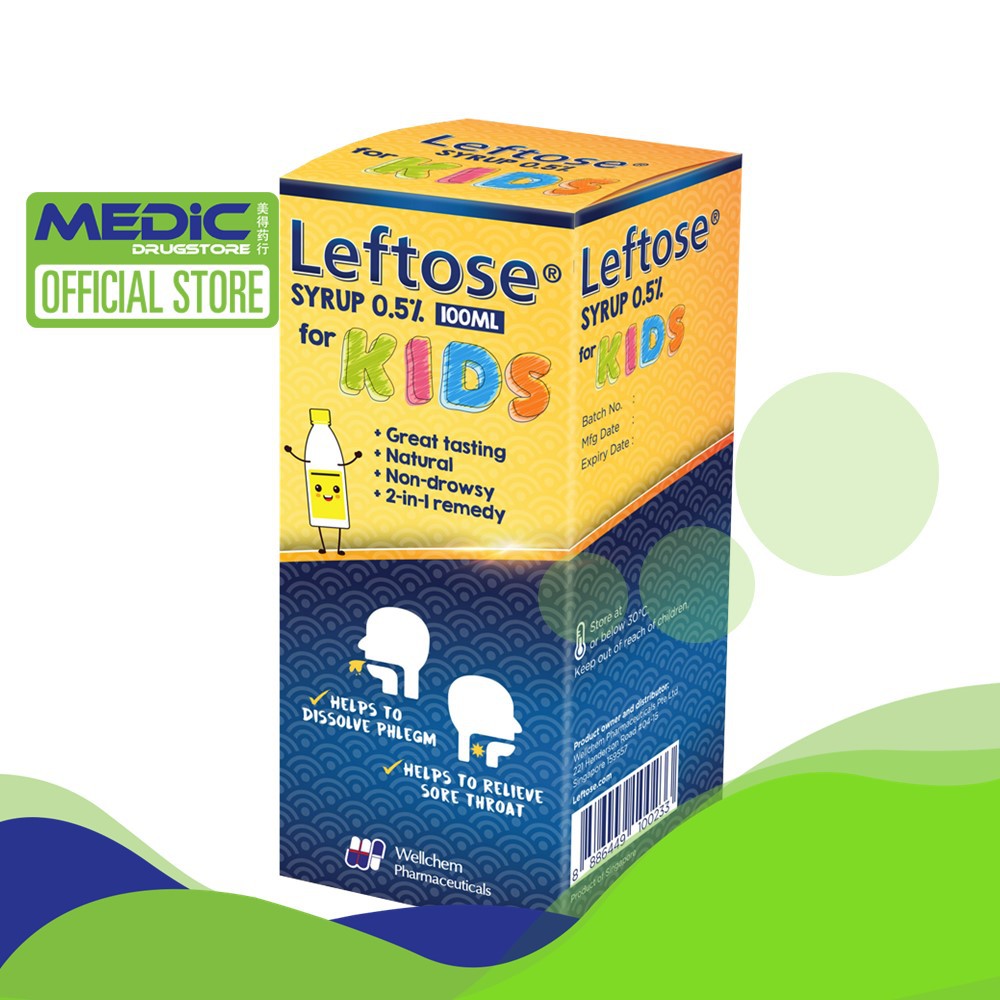 [Bundle of 3] Leftose Syrup 0.5-Percent 100Ml - By Medic Drugstore ...