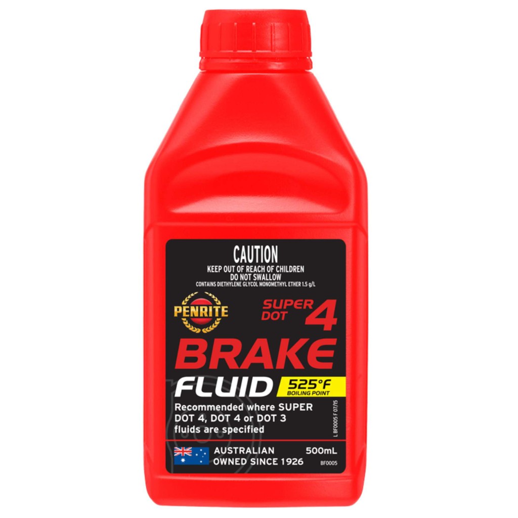 SUPER DOT 4 BRAKE FLUID 500ml Shopee Singapore