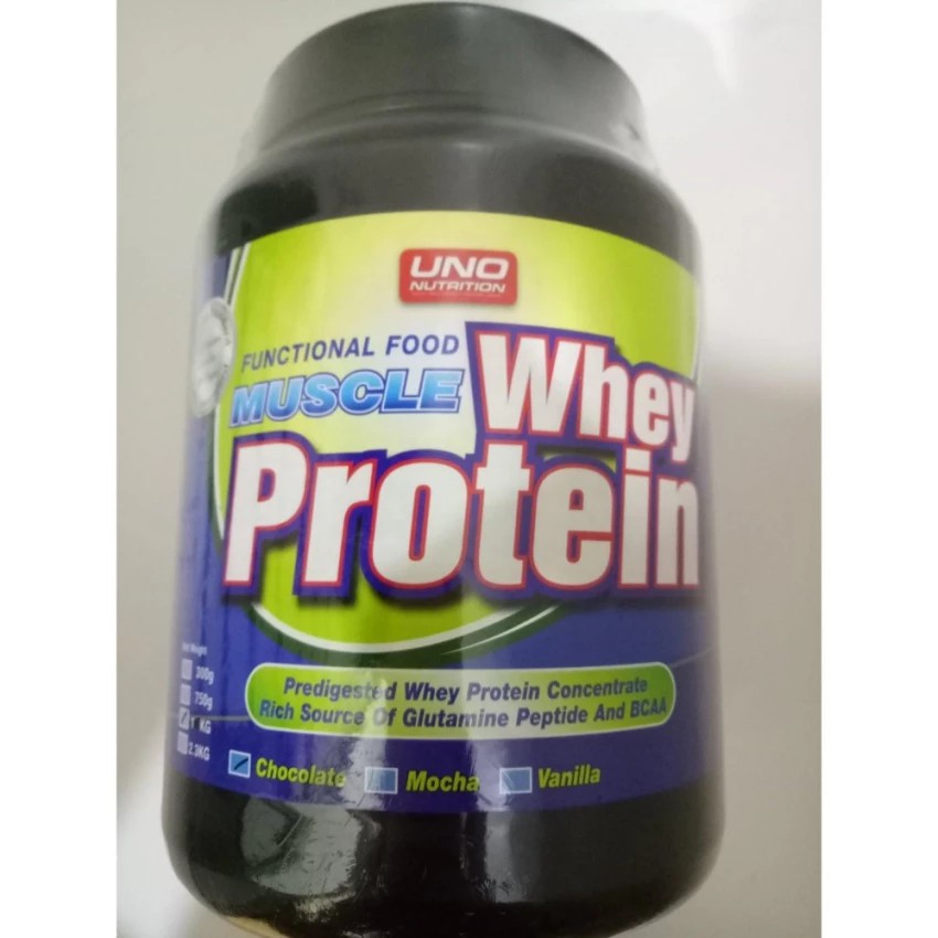 UNO Nutrition Muscle Whey Protein - Chocolate (1kg) | Shopee Singapore