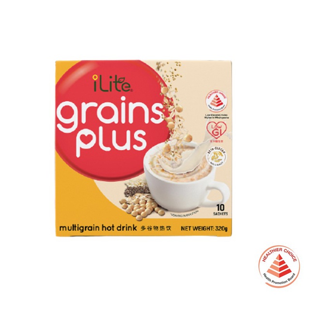 iLite Grainsplus Low GI Multigrain Cereal Drink (Organic Soy) (10 x 32g ...