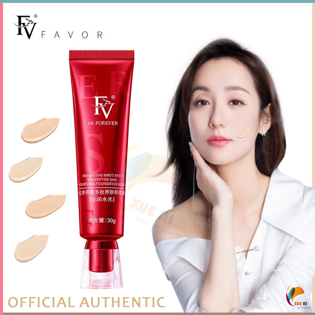 FV Red Diamond plant extract nourishing foundation liquid oil control ...