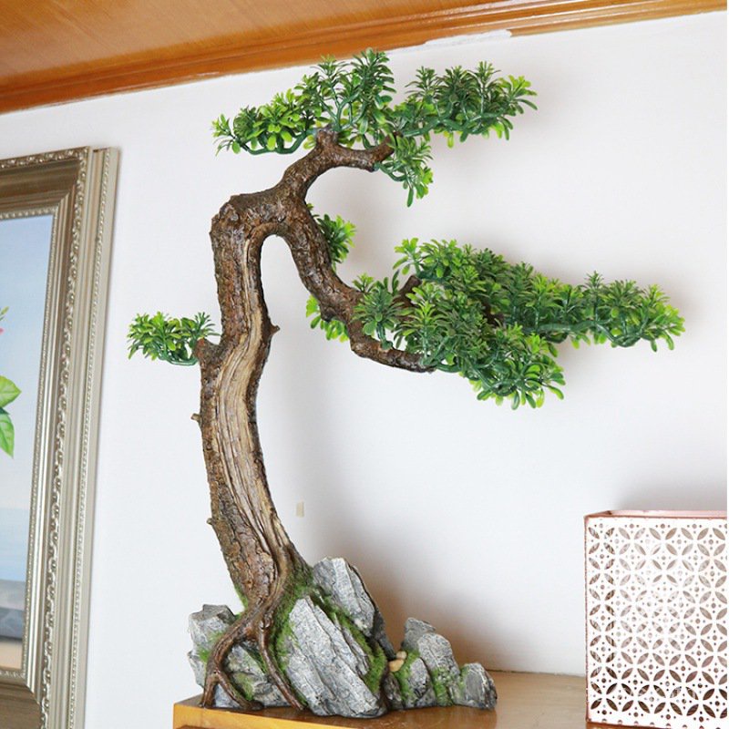 Chinese Style Emulational Fake Tree Plum Blossom Arborvitae Red Maple ...