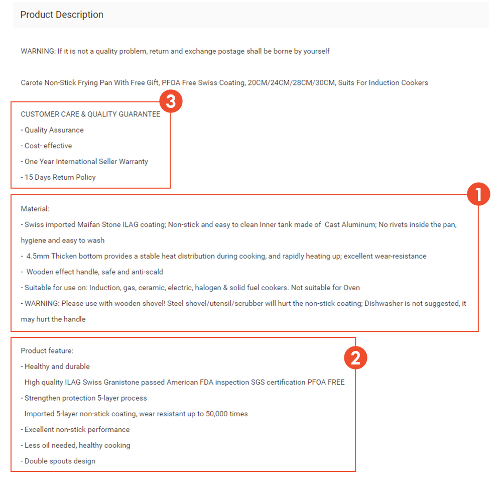 Creating informative product descriptions | Shopee MY Seller Education Hub