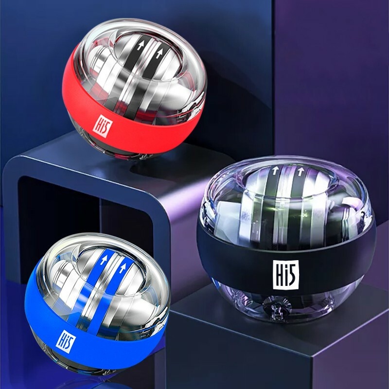 Hi5 Gyroball Wrist Ball Spinner Gyroscopic Hand Forearm Wrist Gyro Ball ...